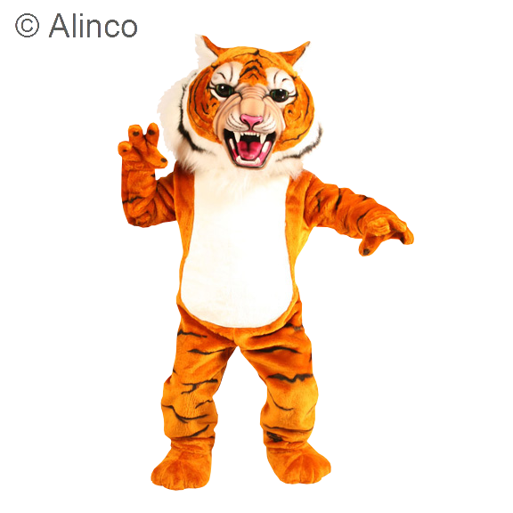 SUPER TIGER MASCOT COSTUME, CORPORATE MASCOT UNIFORM, SCHOOL, SPORTS ...